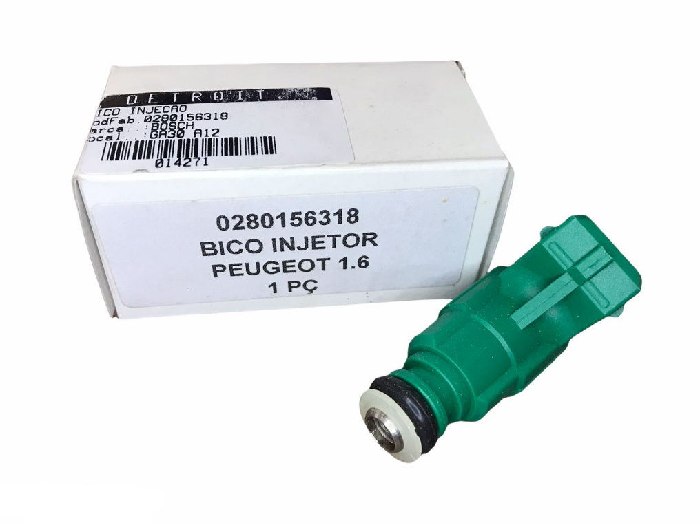 Bico Injetor Bosch 0280156318 Peugeot 206 307 1.6 8v E 16v - Detroit ...